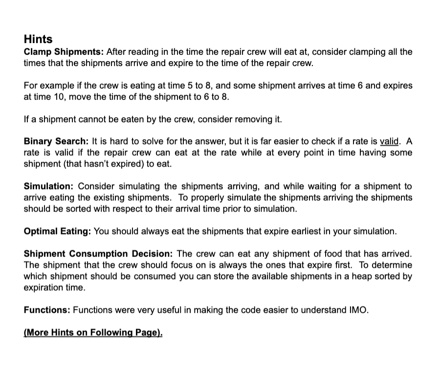 Solved Objective Give practice with binary search in C. Give | Chegg.com