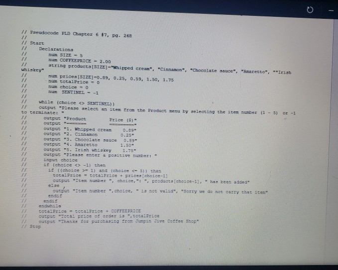 Solved need this pseudocode turned into C++ that can be | Chegg.com