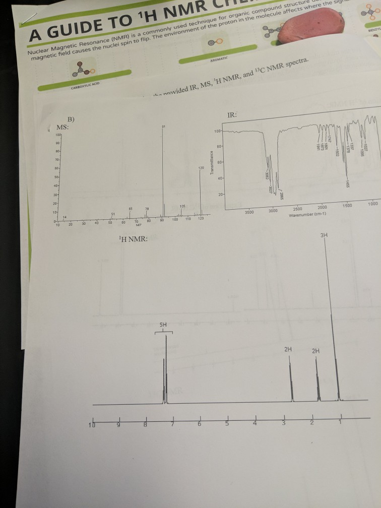 Solved A GUIDE TO IH NMR LIT Nuclear Magnetic Resonance | Chegg.com