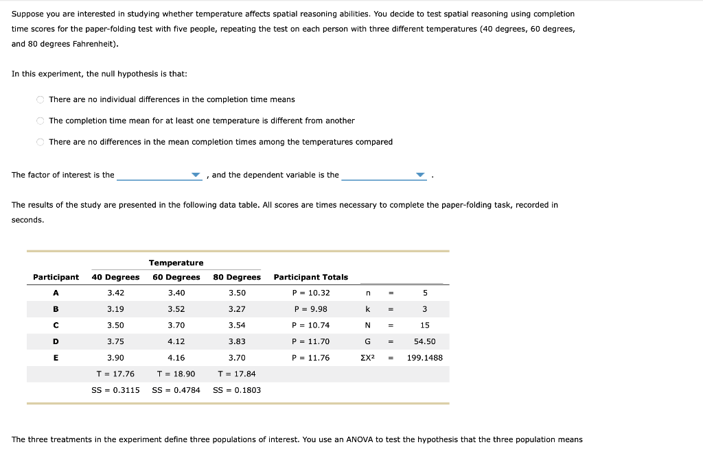 Solved Suppose you are interested in studying whether | Chegg.com