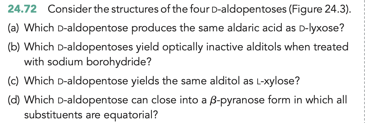 Solved 24.72 Consider the structures of the four | Chegg.com