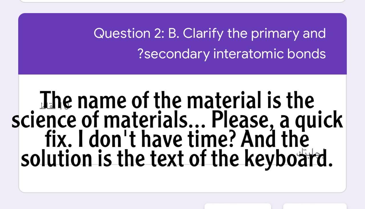 Solved Question 2: B. Clarify the primary and ?secondary | Chegg.com