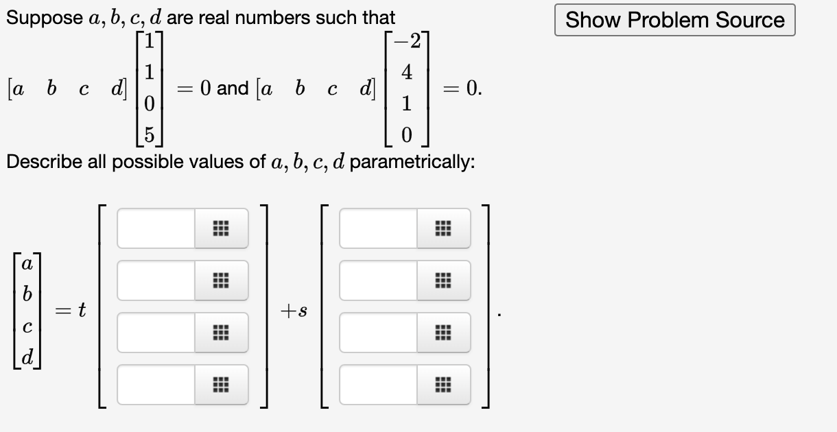 Solved Suppose a,b,c,d are real numbers such that | Chegg.com