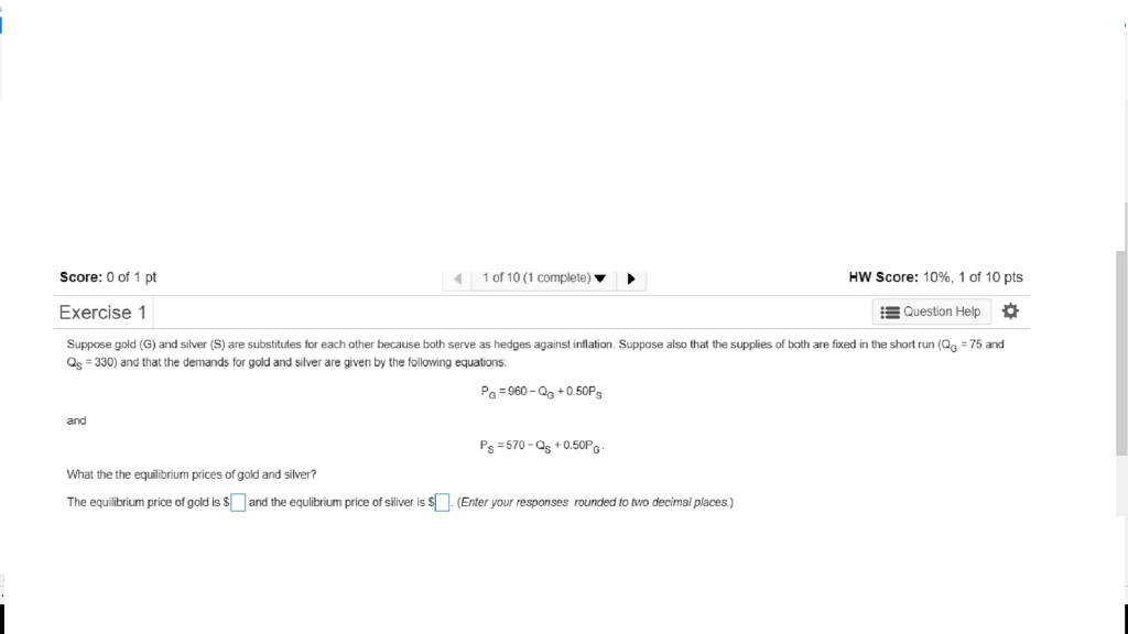Solved Score 0 Of 1 Pt 1 Of 10 1 Complete Hw Score 10