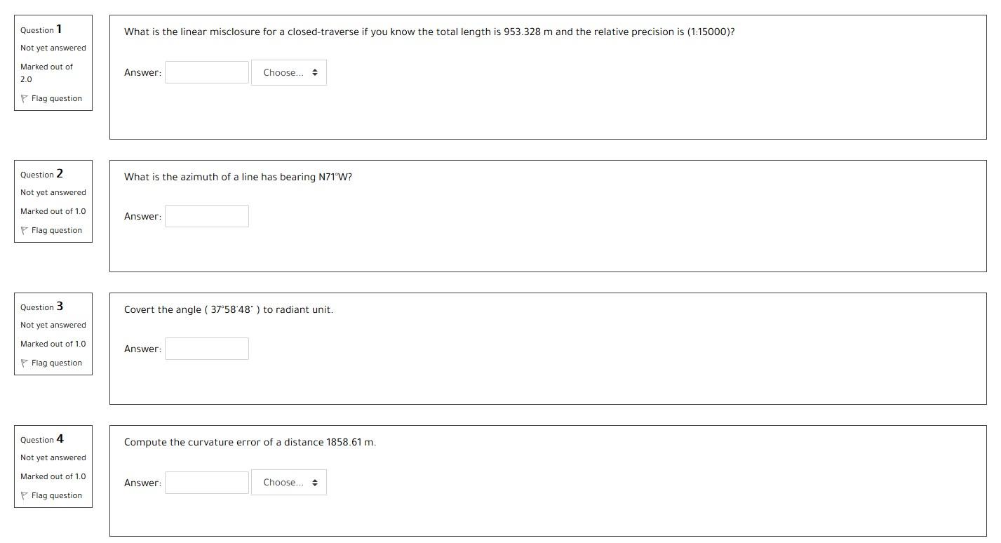 Solved Question 1 What is the linear misclosure for a | Chegg.com