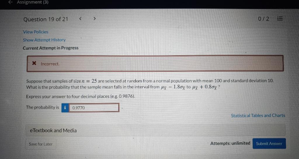 Solved Assignment (3) Question 19 of 21 > 072 E View | Chegg.com