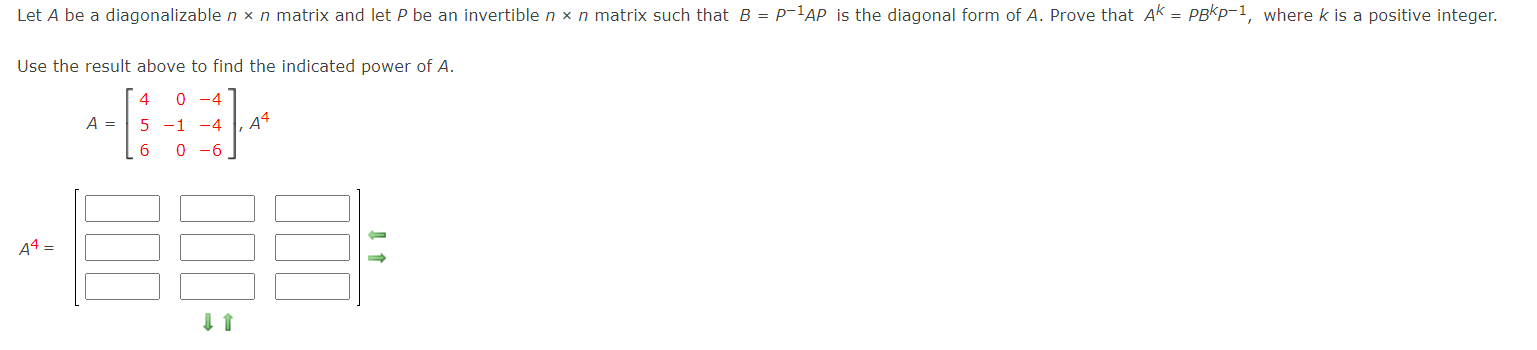 Solved Let A be a diagonalizable n x n matrix and let P be | Chegg.com