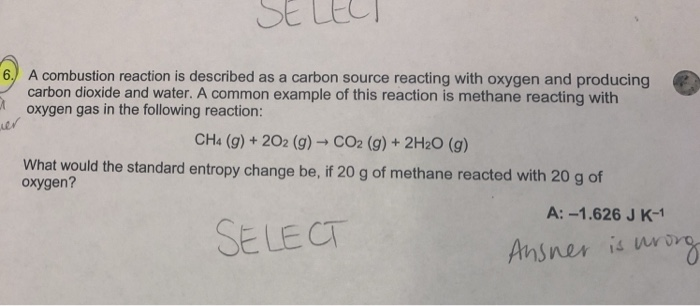 Solved 6.) A combustion reaction is described as a carbon | Chegg.com