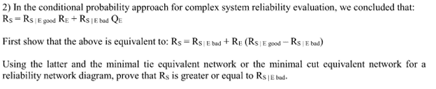 Solved 2) In the conditional probability approach for | Chegg.com