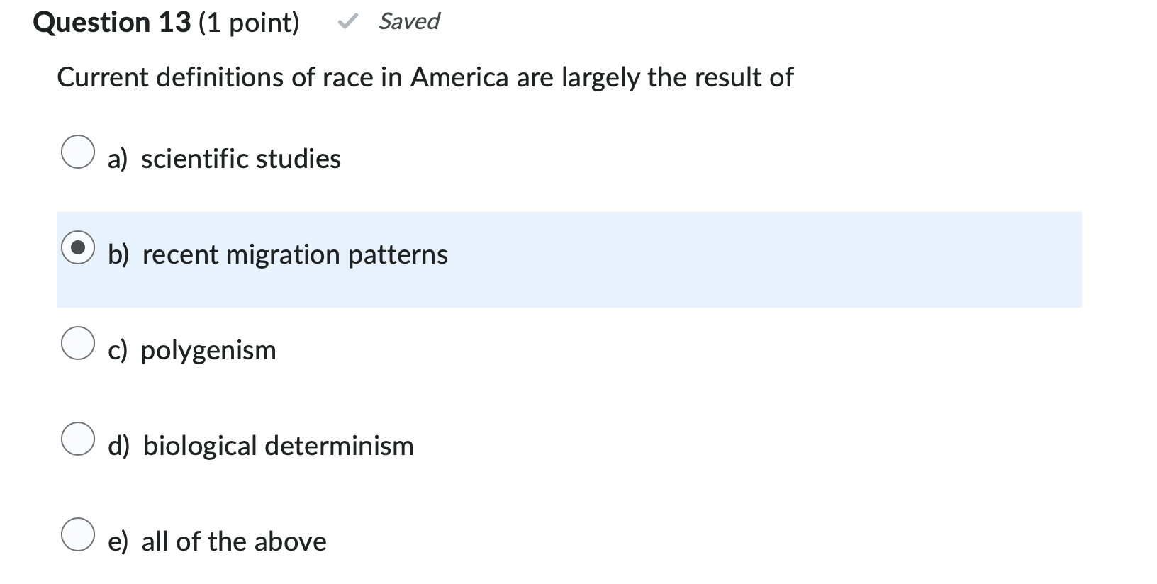 Current definitions of race in America are largely | Chegg.com