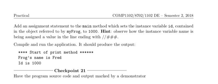 Solved Getting Started Create a directory called prac0 (in | Chegg.com