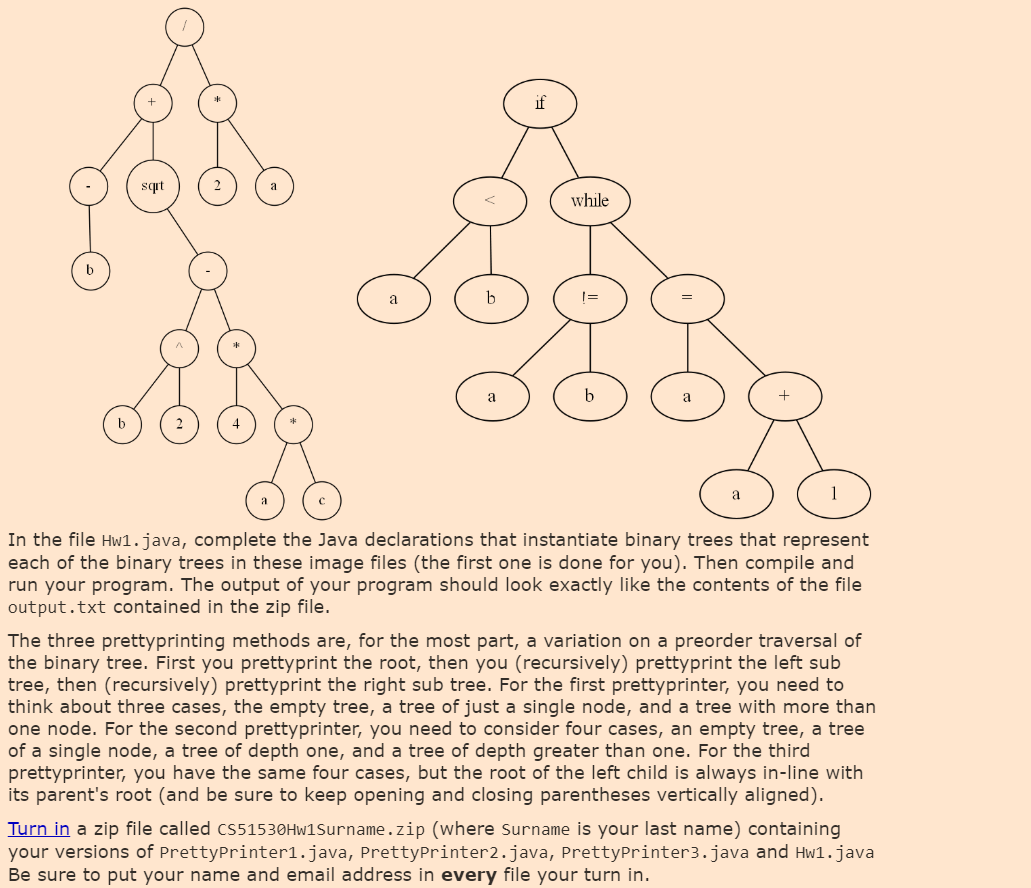 In the zip file there are four incomplete files, | Chegg.com