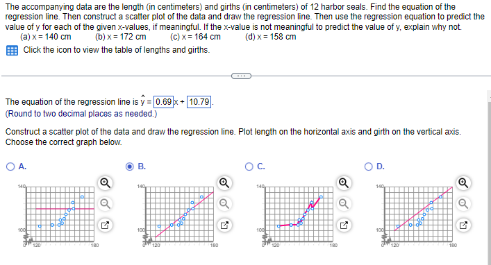 Solved Lengths and Girths(a) Predict the girth for a length | Chegg.com