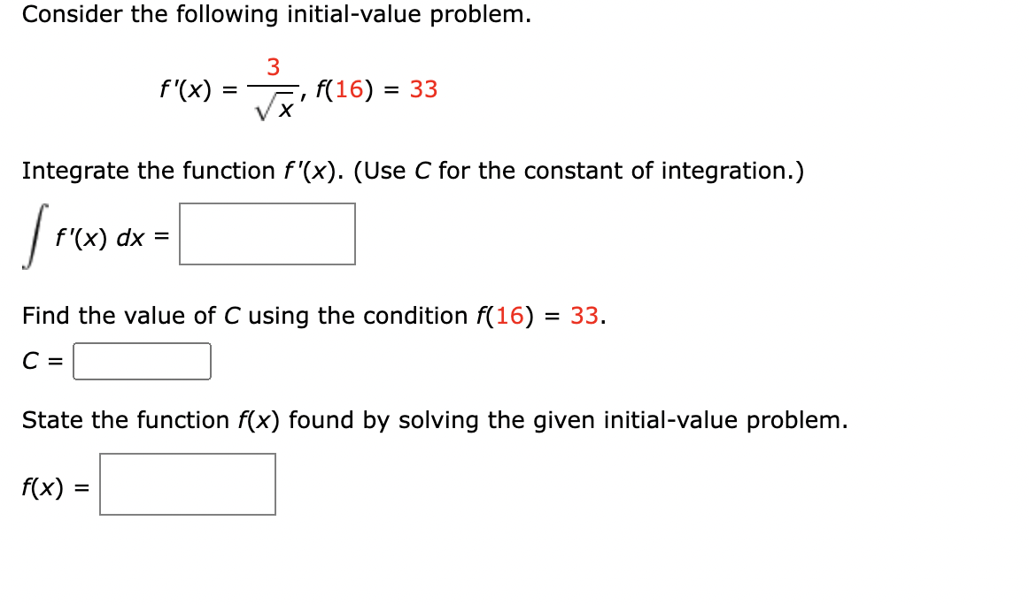Solved Consider the following initial-value problem. | Chegg.com