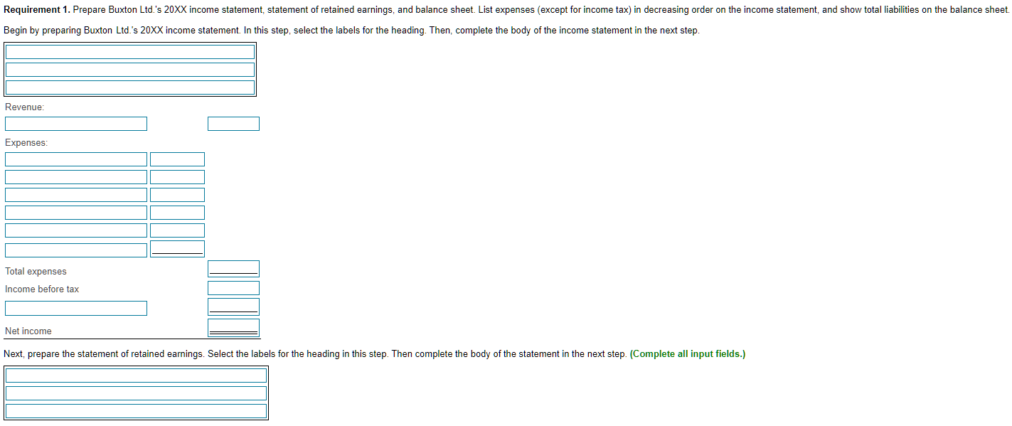 Solved \begin{tabular}{lll|} Add: & \\ Subtotal & \\ Less: & | Chegg.com