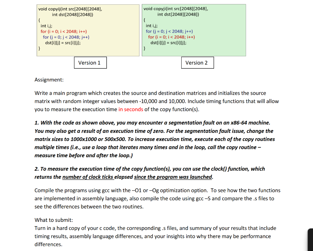 Assignment: Write a main program which creates the | Chegg.com