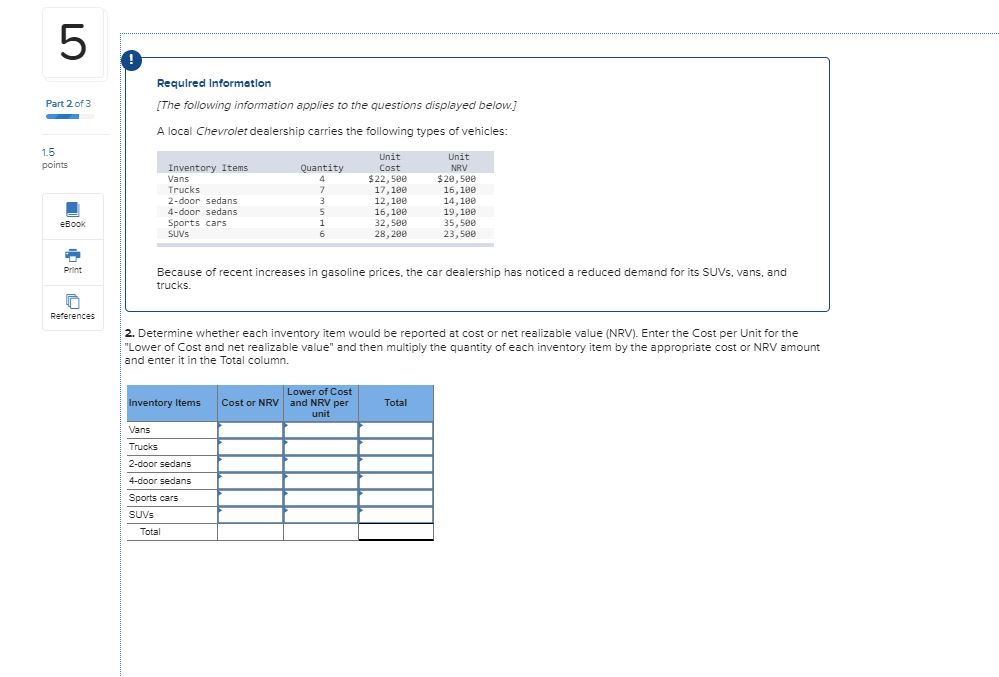 Solved Part 1,2 and 3 of the SAME problem, not | Chegg.com