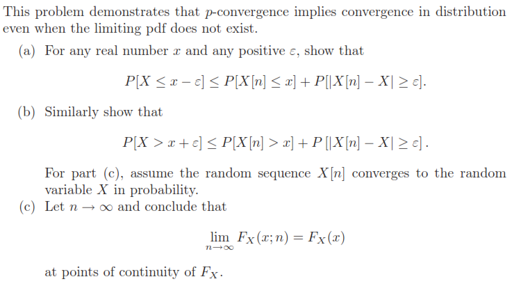 Solved This problem demonstrates that p-convergence implies | Chegg.com