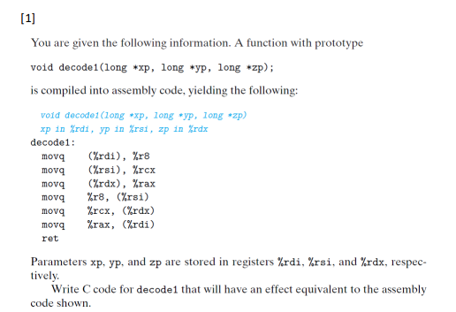 [1] You are given the following information. A | Chegg.com