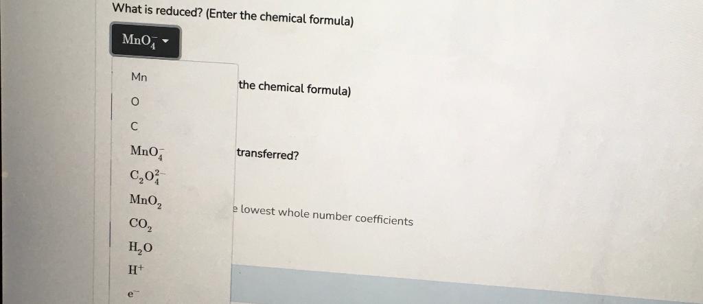 Solved 21) Oxidation-Reduction Roles and Electrons Balance | Chegg.com