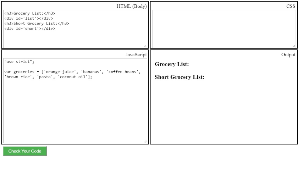 Solved Lets Practice Using Some Of The Built In Array