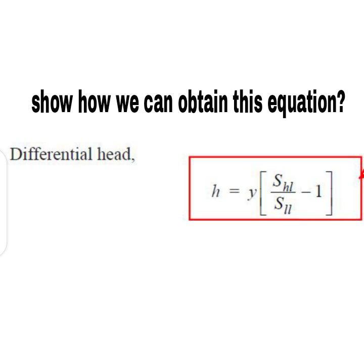 Solved show how we can obtain this equation? Differential | Chegg.com