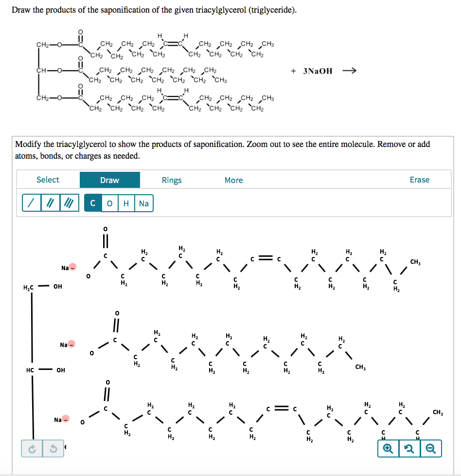 Solved Draw the products of the saponification of the given | Chegg.com