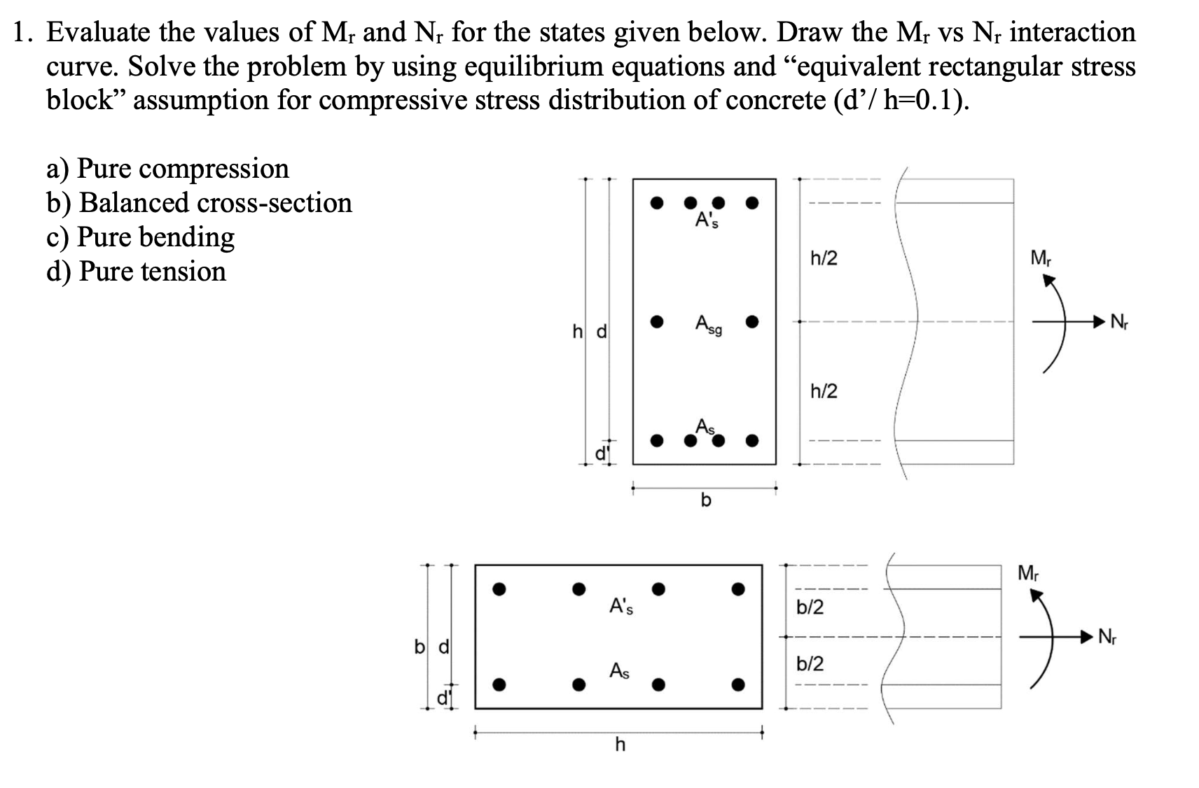 MaterialsC30 / S420b ( mm )350h ( mm )450As = | Chegg.com