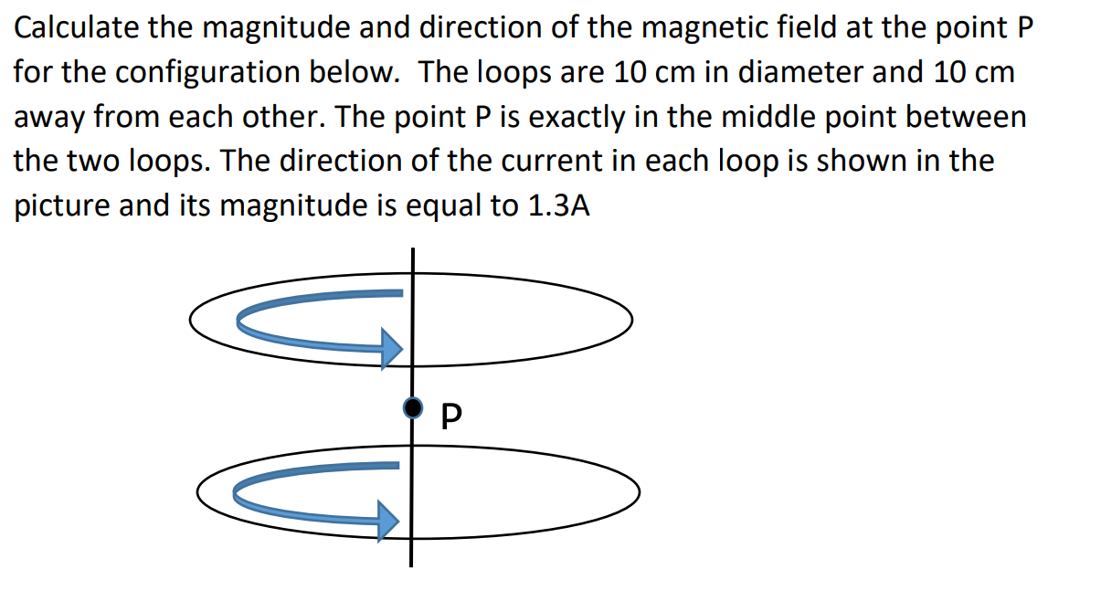 Solved Calculate the magnitude and direction of the magnetic | Chegg.com