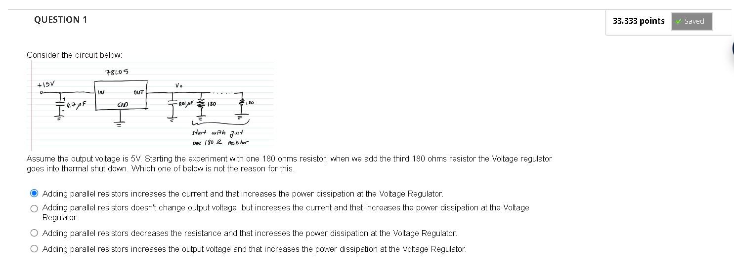 Solved Consider the circuit below: Assume the output voltage | Chegg.com