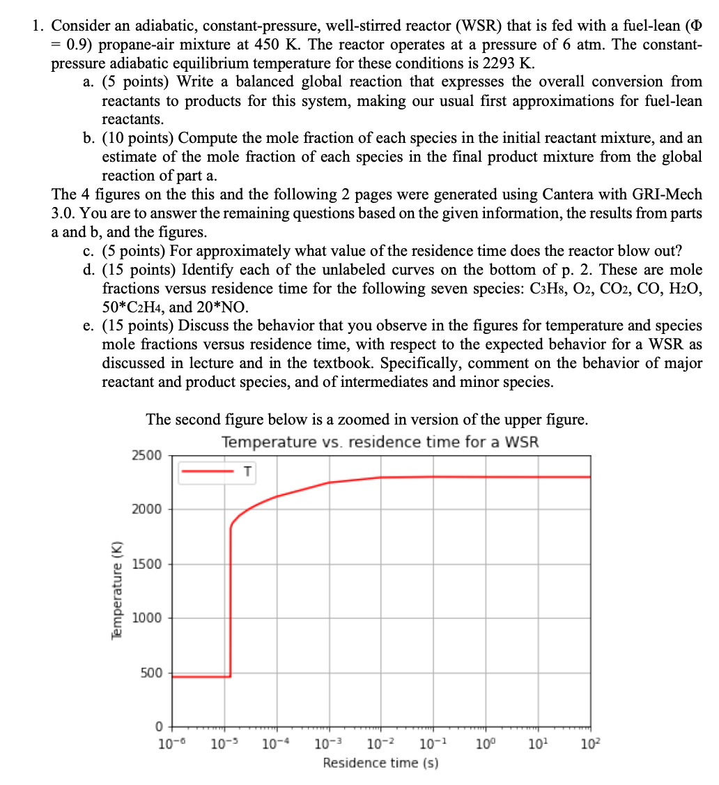 Solved 1. Consider an adiabatic, constant-pressure, | Chegg.com