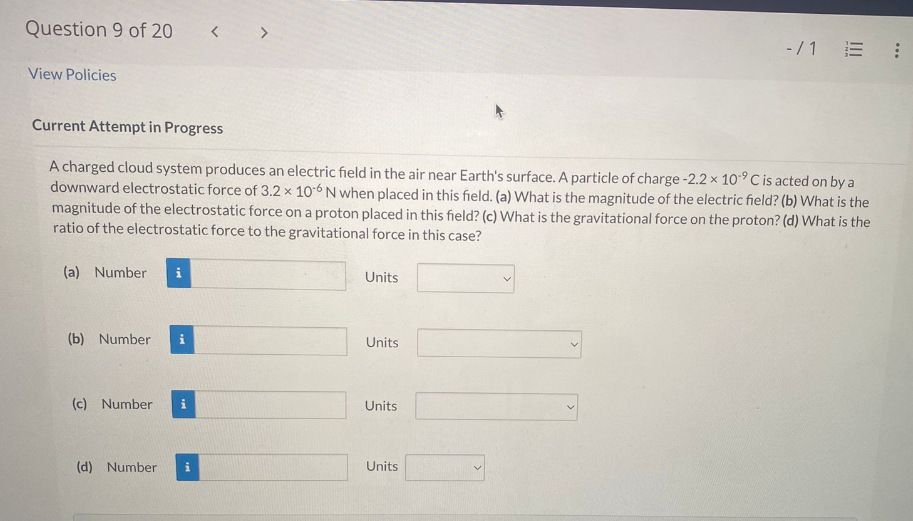 Solved A charged cloud system produces an electric field in | Chegg.com