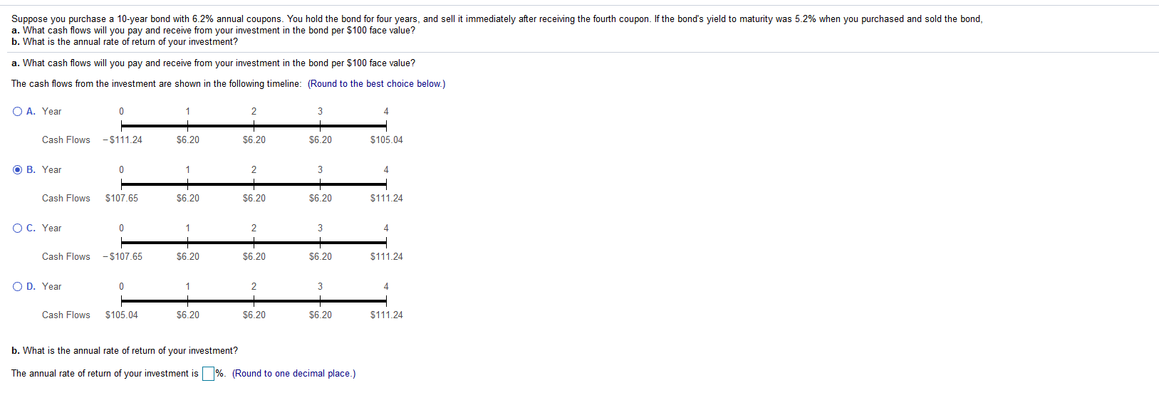 Solved Suppose You Purchase A 10 year Bond With 6 2 Annual Chegg