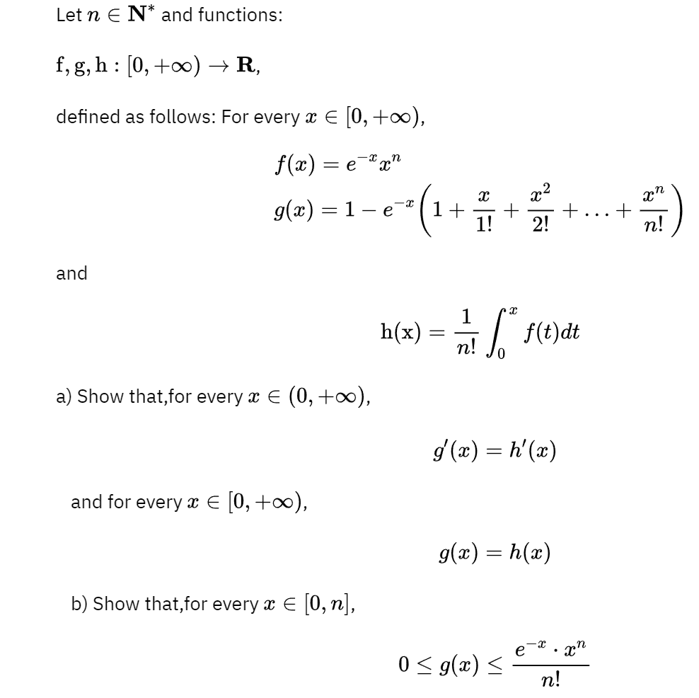 Solved Let $n \in \mathbf{N}^{*}$ and | Chegg.com