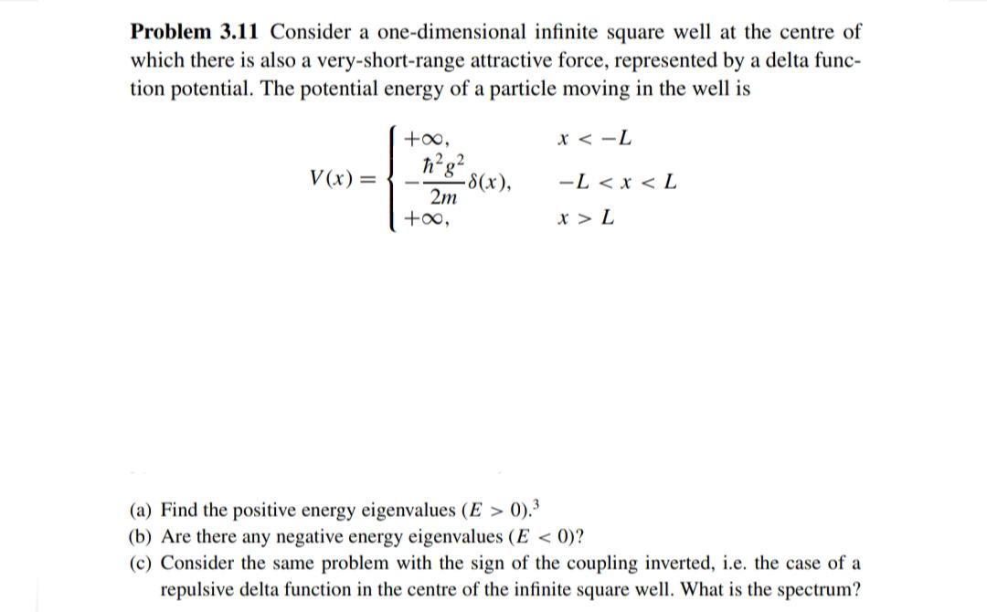 Solved Consider a one-dimensional infinite square well at | Chegg.com