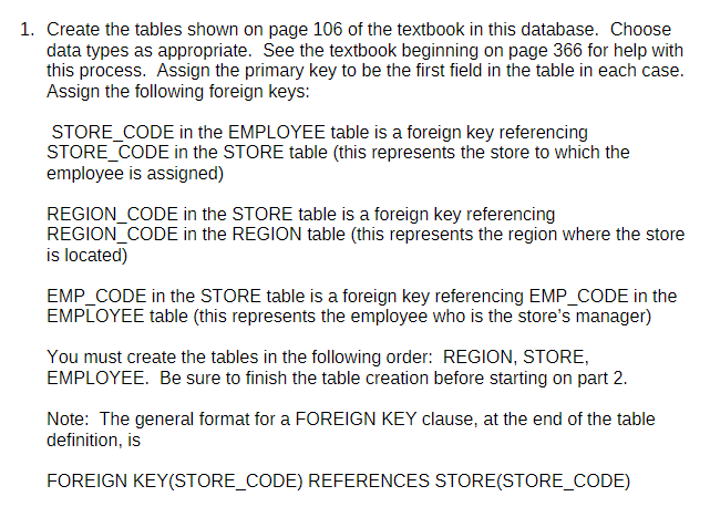 Solved I am having trouble adding this SQL to a database. | Chegg.com