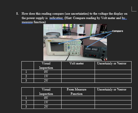 Part A - Learning to use an oscilloscope: DC signals | Chegg.com