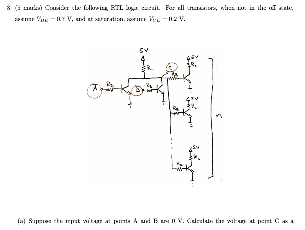 3. (5 marks) Consider the following RTL logic | Chegg.com 3. (5 marks) Consider the following RTL logic | Chegg.com