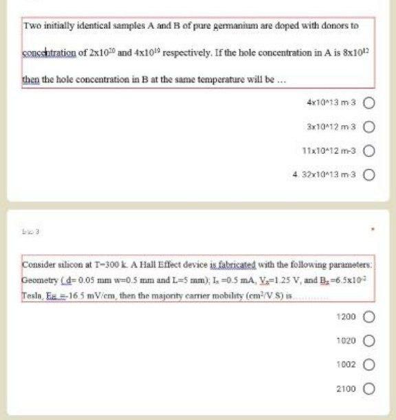 Solved Two initially identical samples A and B of pure | Chegg.com