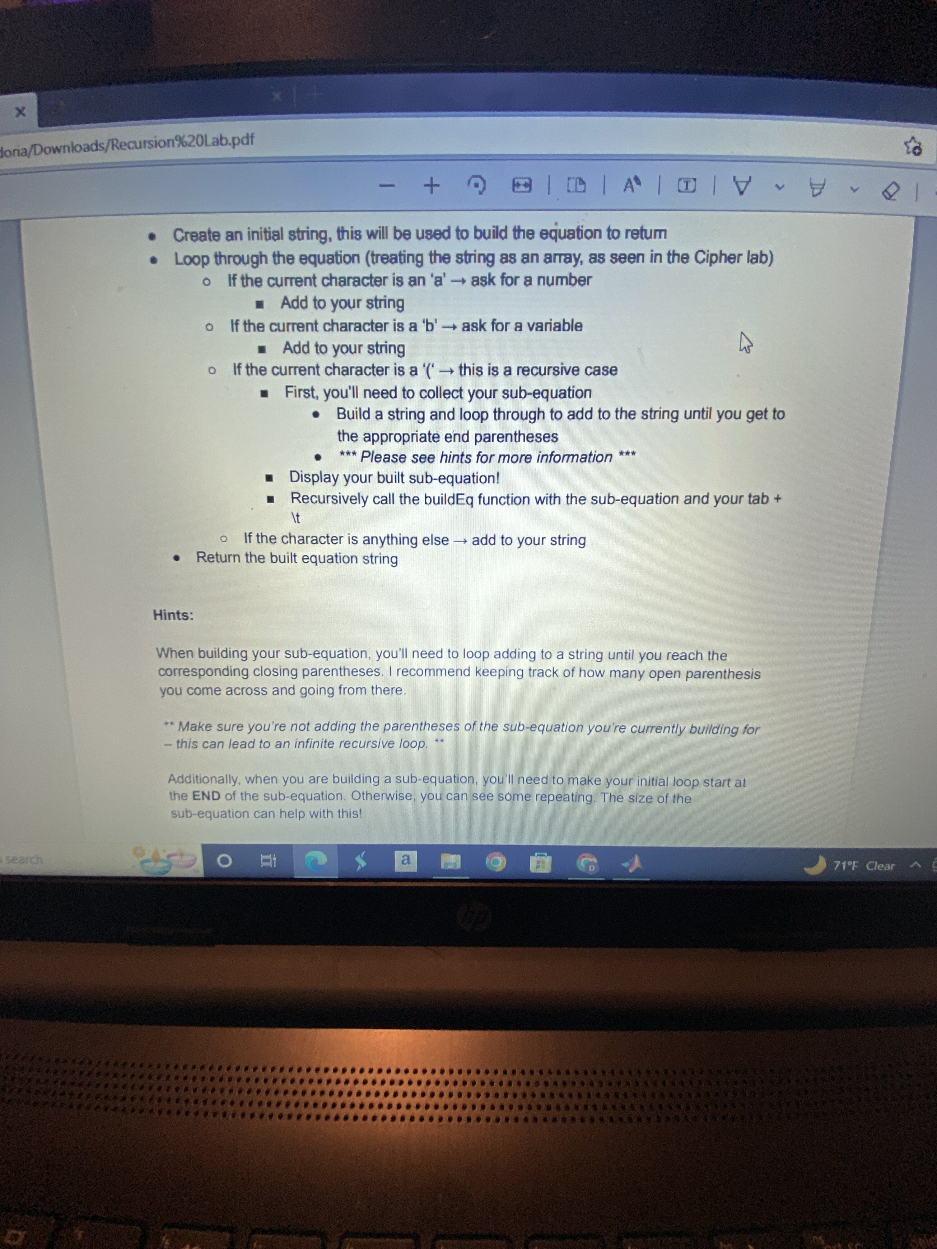 Solved Objectives: - Continue practicing past concepts - | Chegg.com