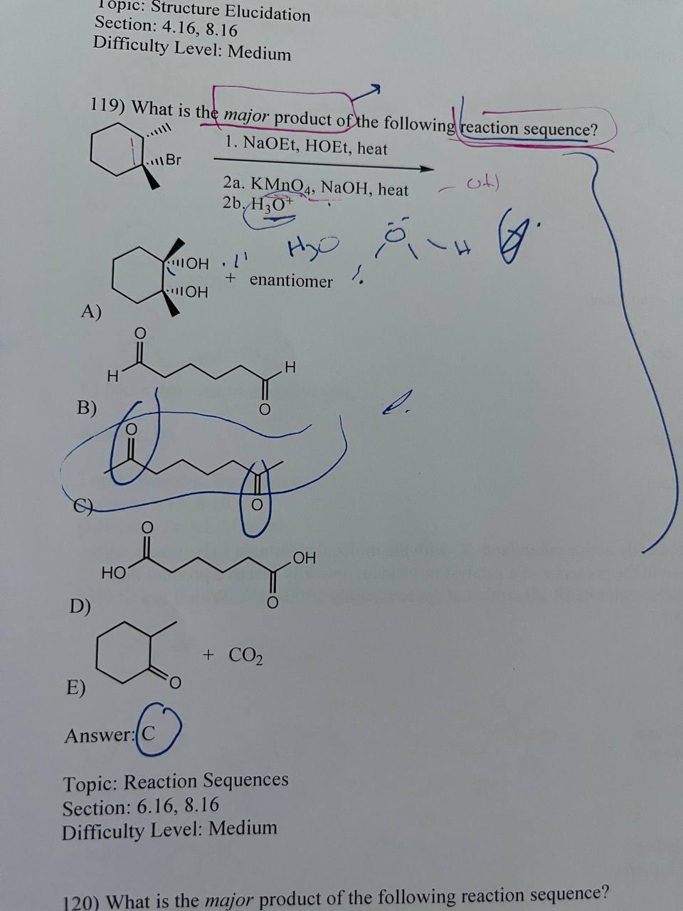 Solved opic: Structure Elucidation Section: 4.16, 8.16 | Chegg.com