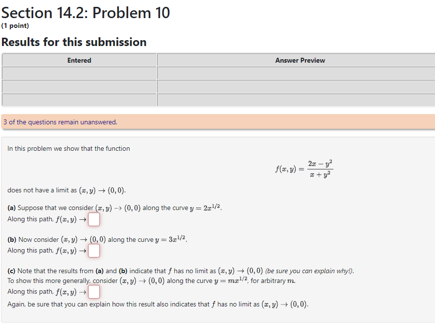 Solved In this problem we show that the function does not | Chegg.com