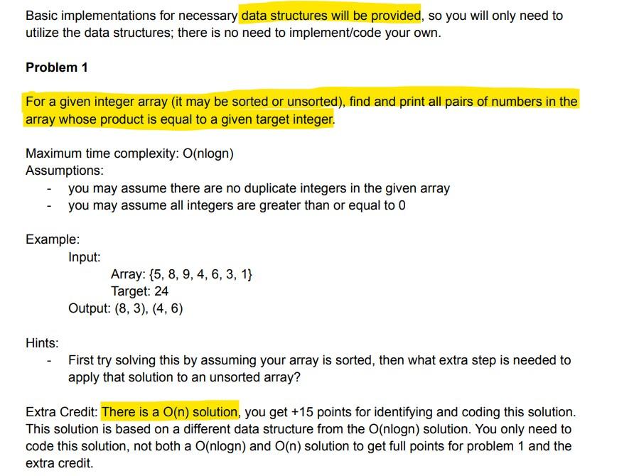 All the code for the data structure has been provided | Chegg.com