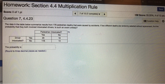 Solved The data in the table below summarize results from | Chegg.com