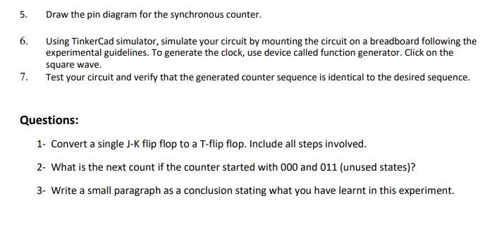 Solved Design Problem: Design a 3-bit binary counter which | Chegg.com