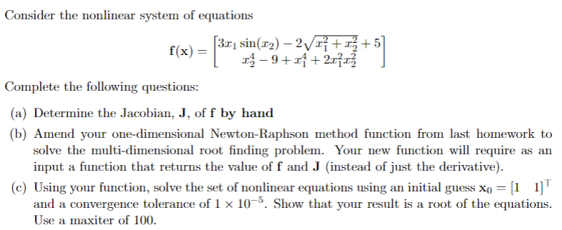 function [root,fx,iter] = | Chegg.com