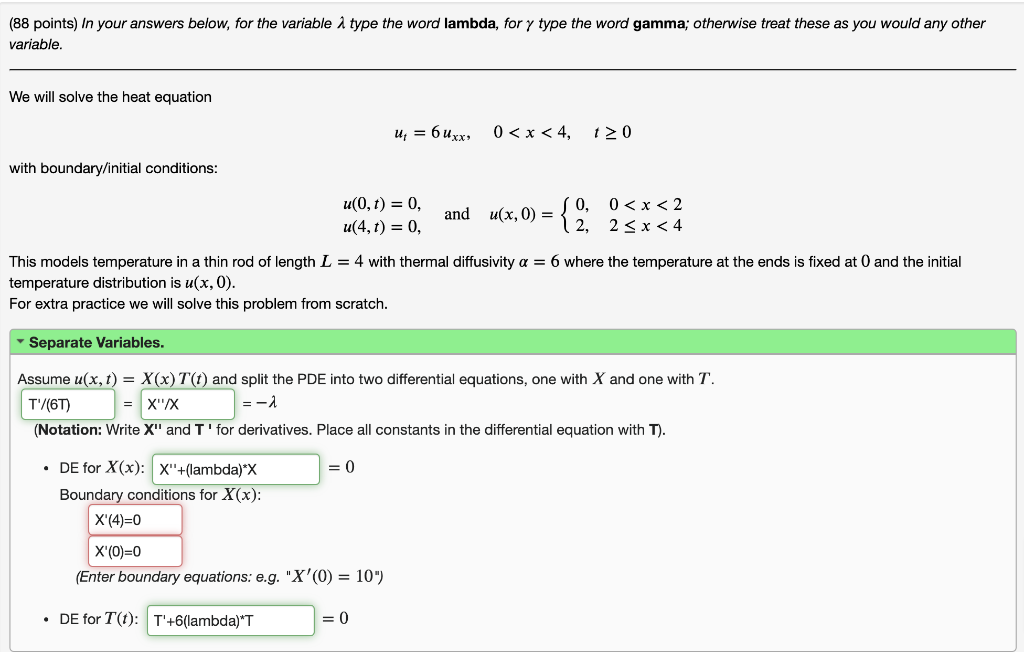 Solved We will solve the heat | Chegg.com