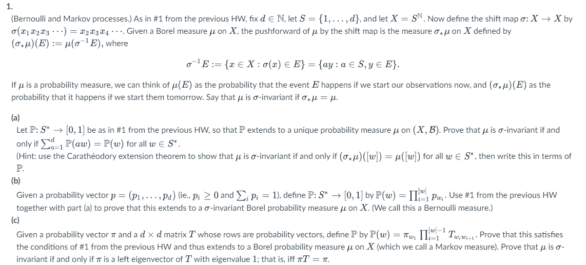 Solved (Bernoulli and Markov processes.) As in \#1 from the | Chegg.com