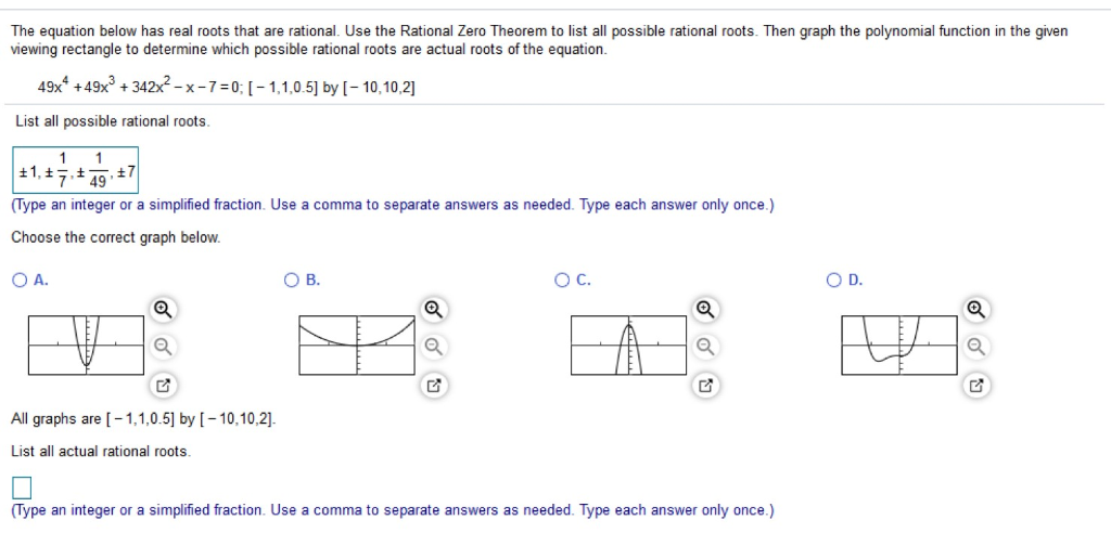 Solved The equation below has real roots that are rational. | Chegg.com
