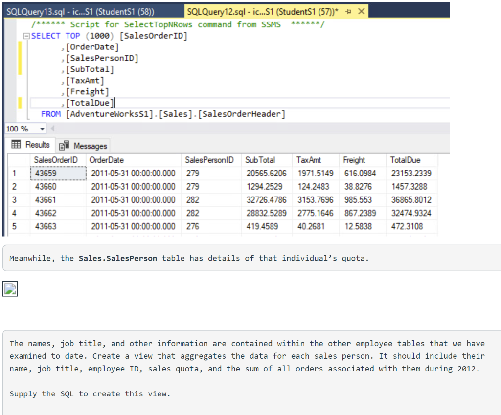 Solved SQL Database Question Question concerning the joins | Chegg.com